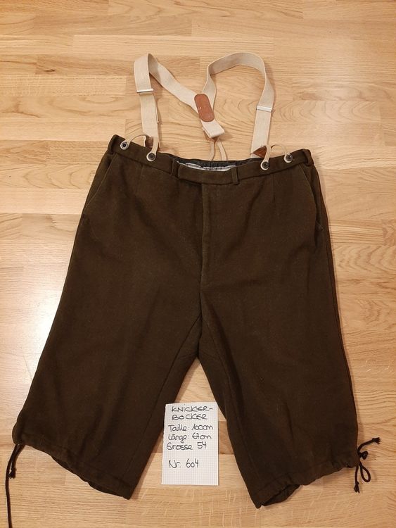 Knickerbocker Grösse 54 mit Knöpfhosenträger | Kaufen auf Ricardo