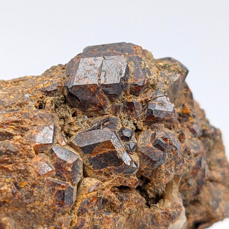 HESSONIT Roter GRANAT mit CLINOCHLOR, Italien (Nuovo (secondo la ...