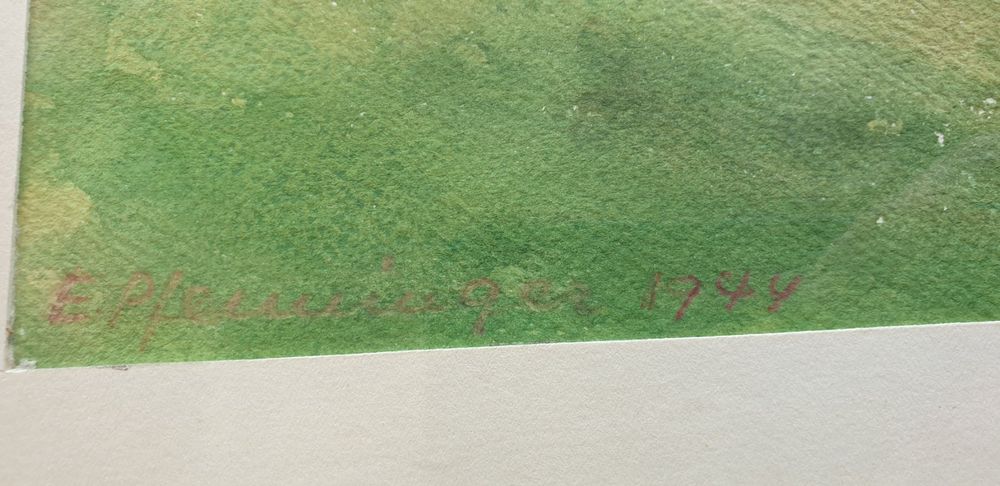 Aquarell signiert 1944 | Kaufen auf Ricardo