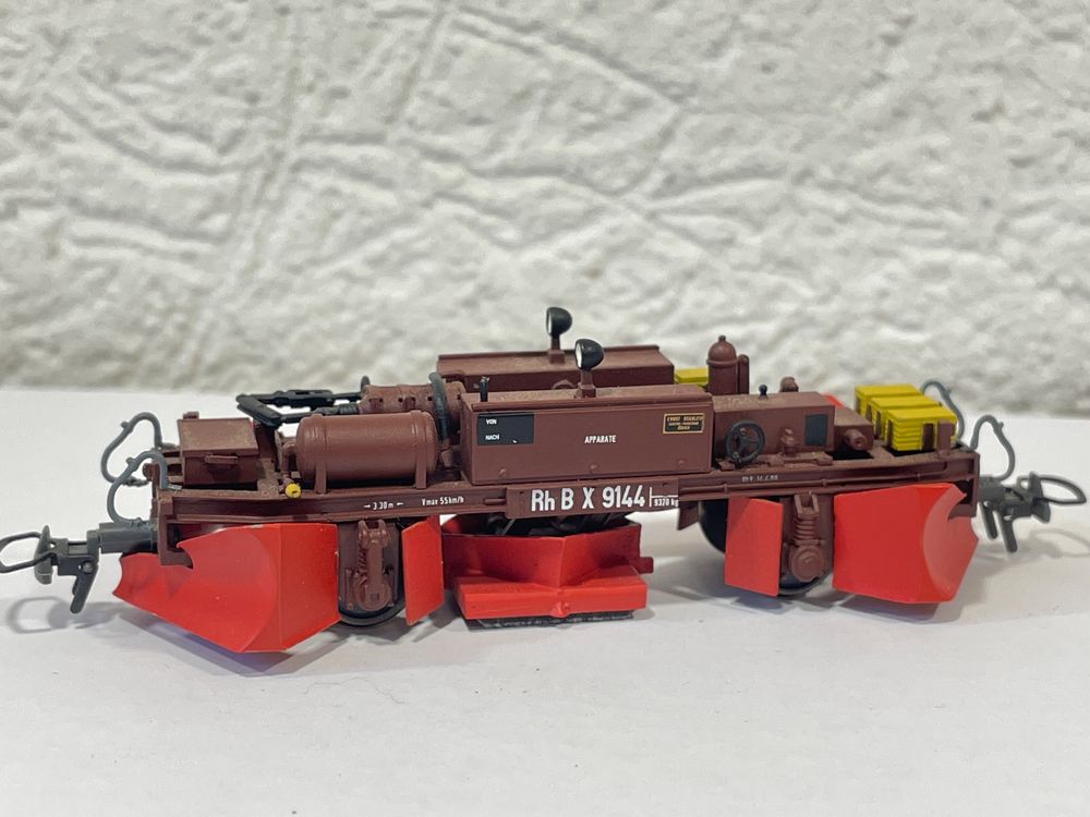 Bemo 2299 104 Metal Collection RhB x 9144 Spurpflug H0m (Neu (gemäss ...