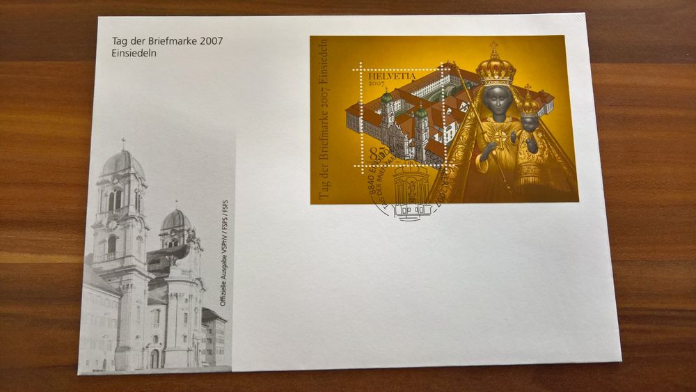 Ausstelllungsbrief des VSPhV, Tag der Briefmarke Einsiedeln (Gebraucht ...