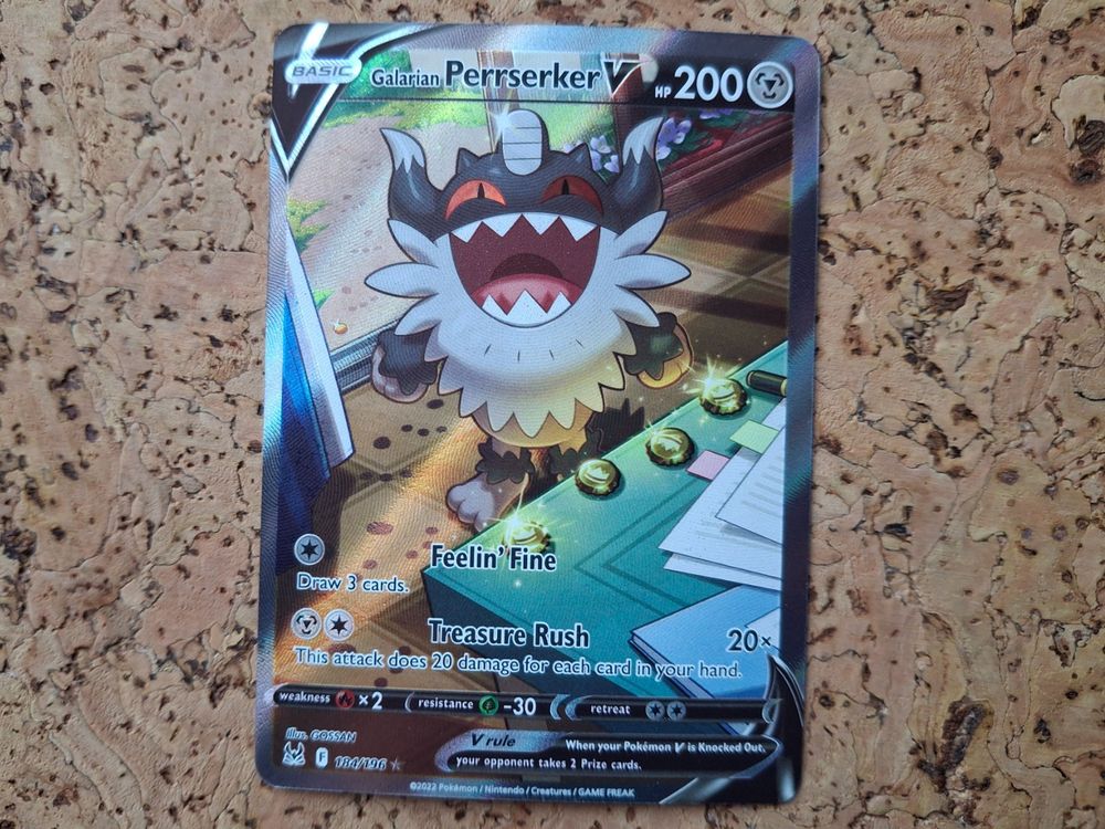 Galarian Perrserker 184 EN Lost Origin (Mauzinger) (Neu (gemäss ...