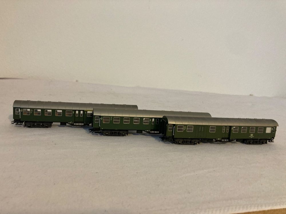 3 Personenwagen DB H0, Umbauwagen Typ 4yg, gebraucht ov (Gebraucht) in ...