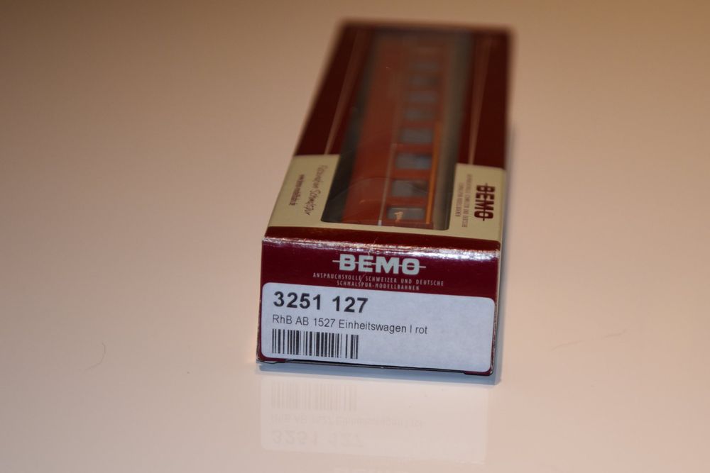 Bemo 3251 127 RhB AB 1527 Einheitswagen I (Neu (gemäss Beschreibung ...