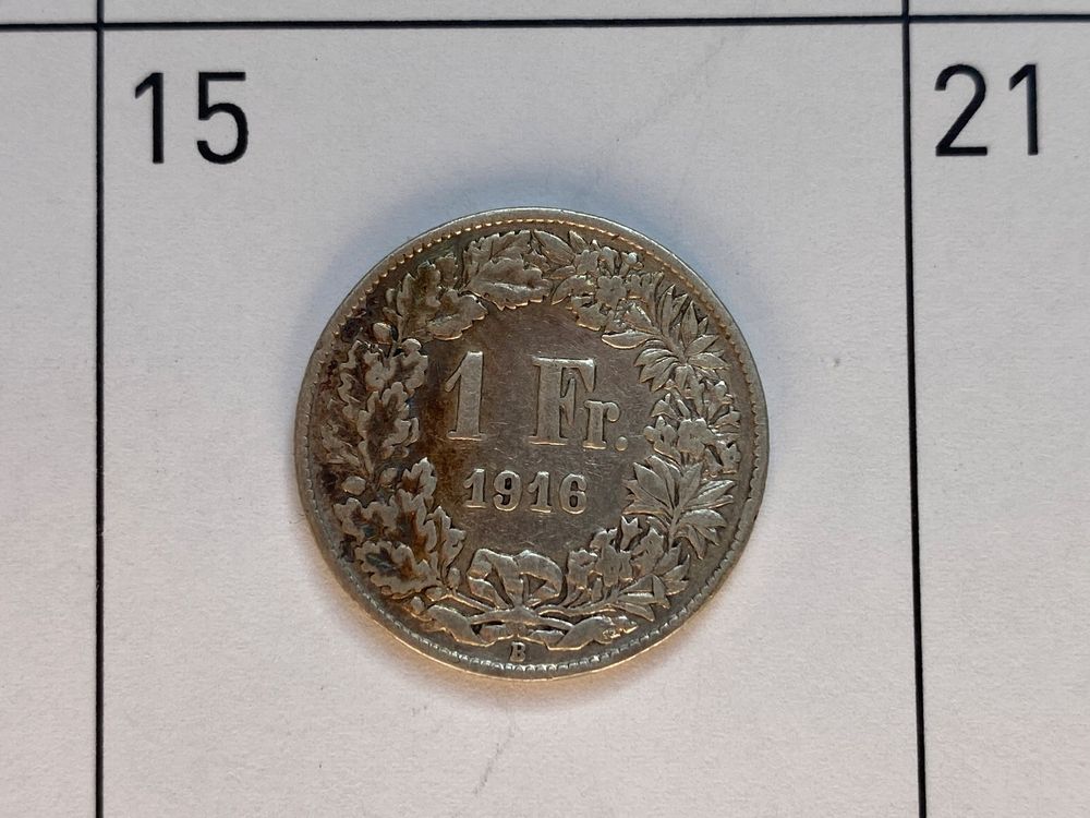 1 Franken Jahrgang 1916 | Kaufen auf Ricardo