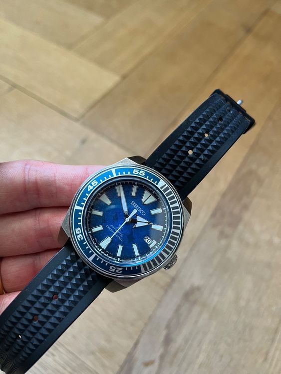Seiko Samurai Prospex SRPE33K1 Manta Ray Mod | Kaufen auf Ricardo