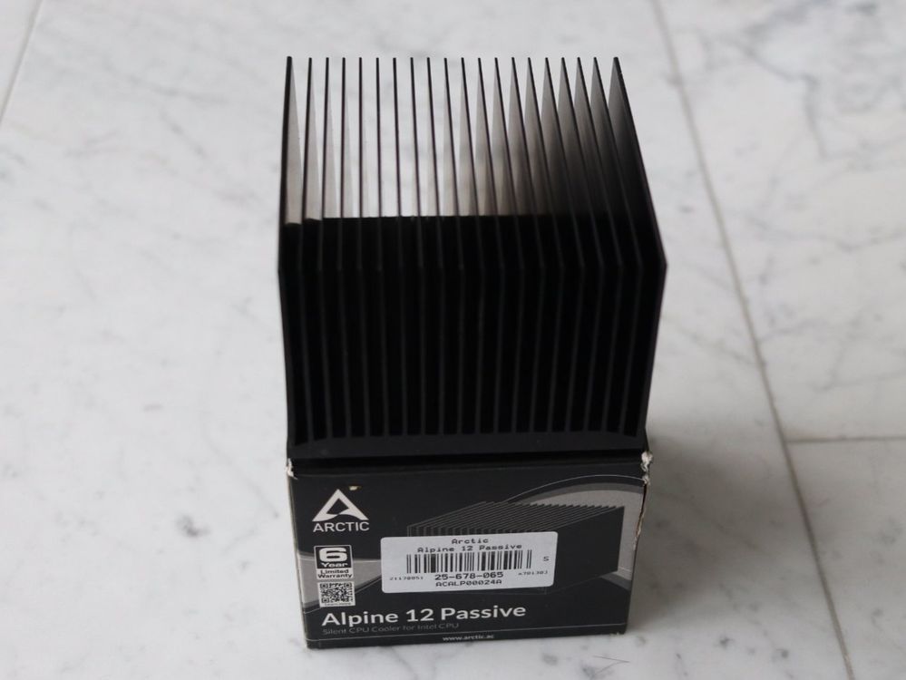 ARCTIC Alpine 12 Passive CPU Kühler | Kaufen auf Ricardo