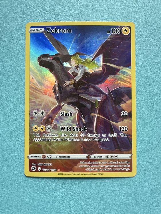 Pokemon Zekrom Fullart Rare Trainer Gallerie mega Artwork (Neu (gemäss ...