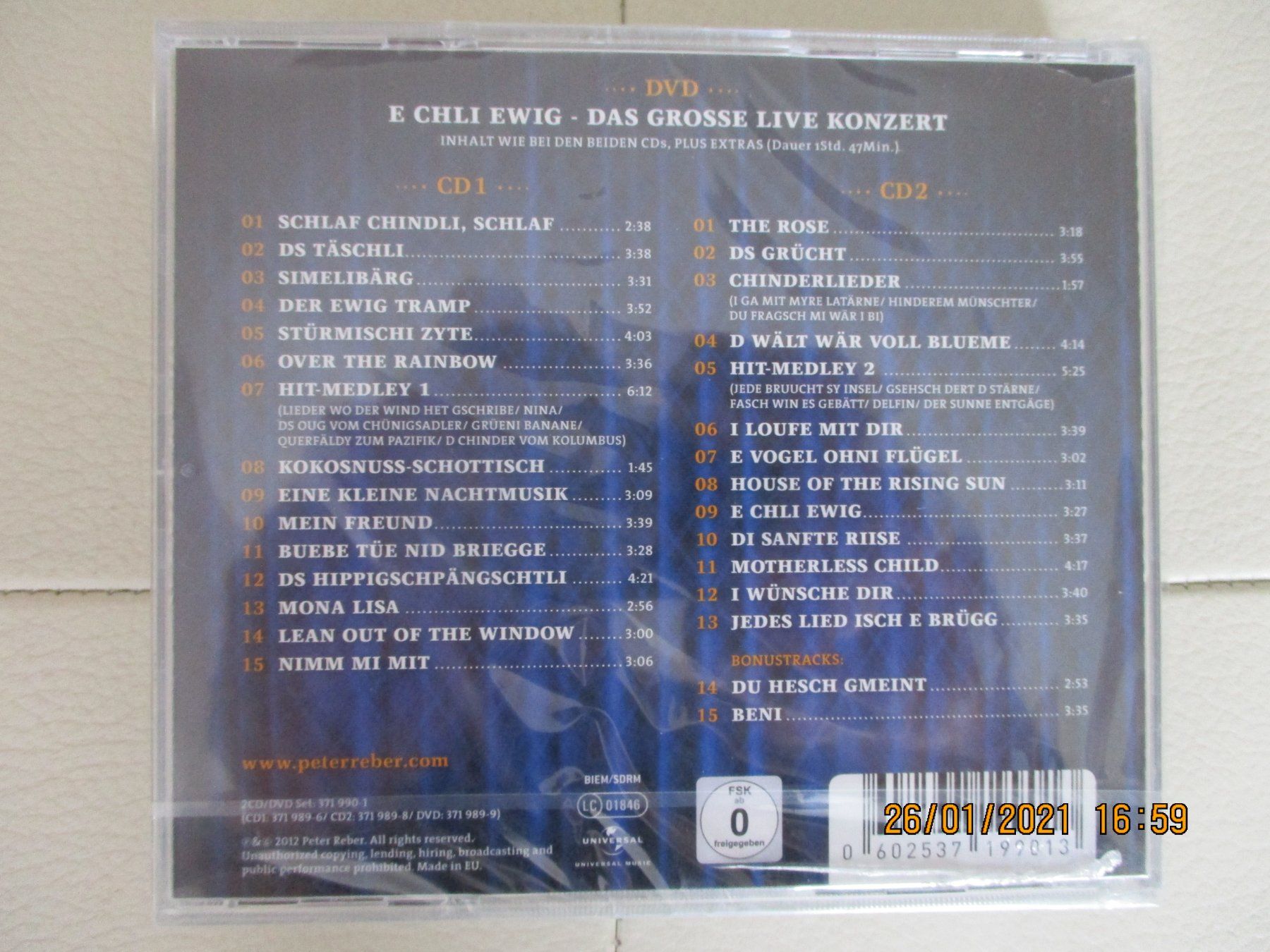 Peter Reber & Nina Reber - E Chli Ewig (Neu und originalverpackt) in ...