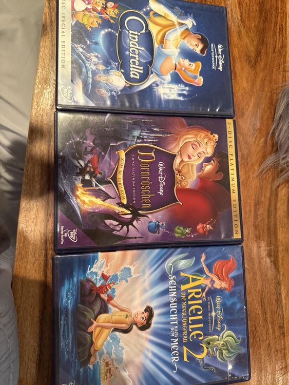 3 Disney Filme: Cinderella, Dornröschen, Arielle 2 | Kaufen auf Ricardo