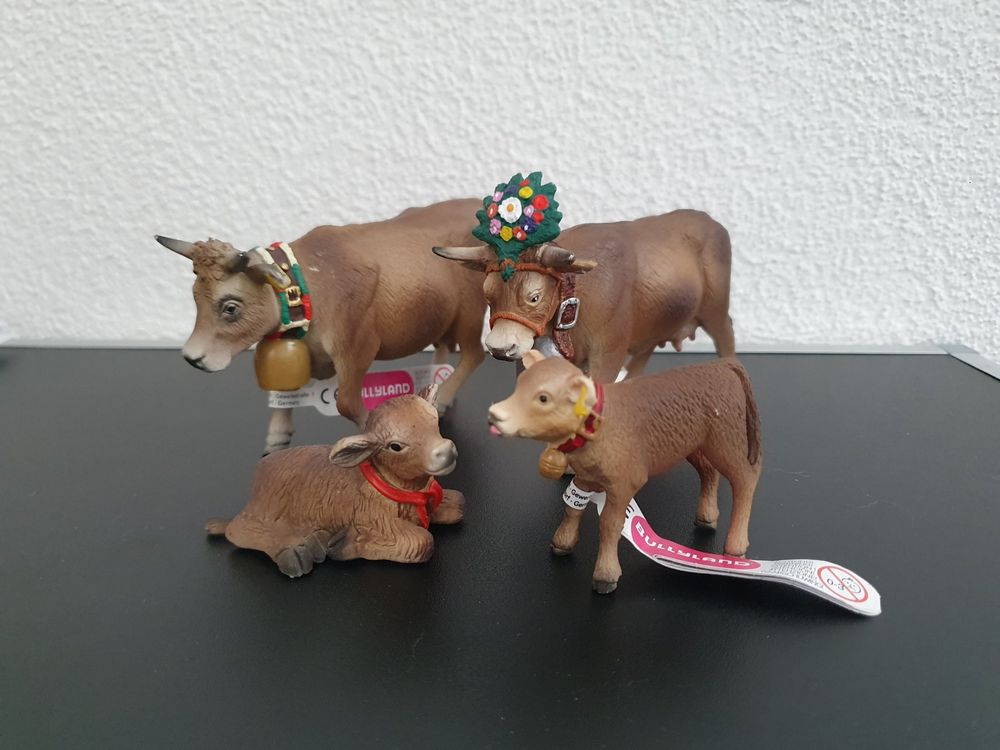 Bullyland - Kuh Figuren - 4 Stk. | Acheter sur Ricardo
