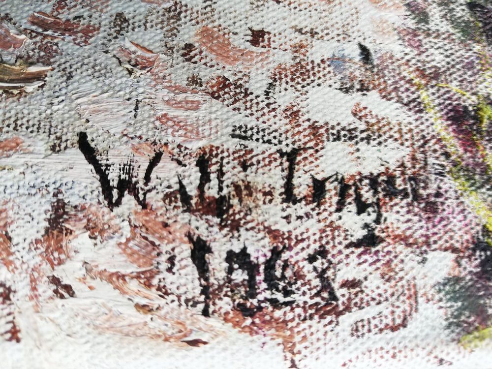 Original Oelgemälde von Willi Ingold, Ansicht OLTEN Altstadt (Gebraucht ...