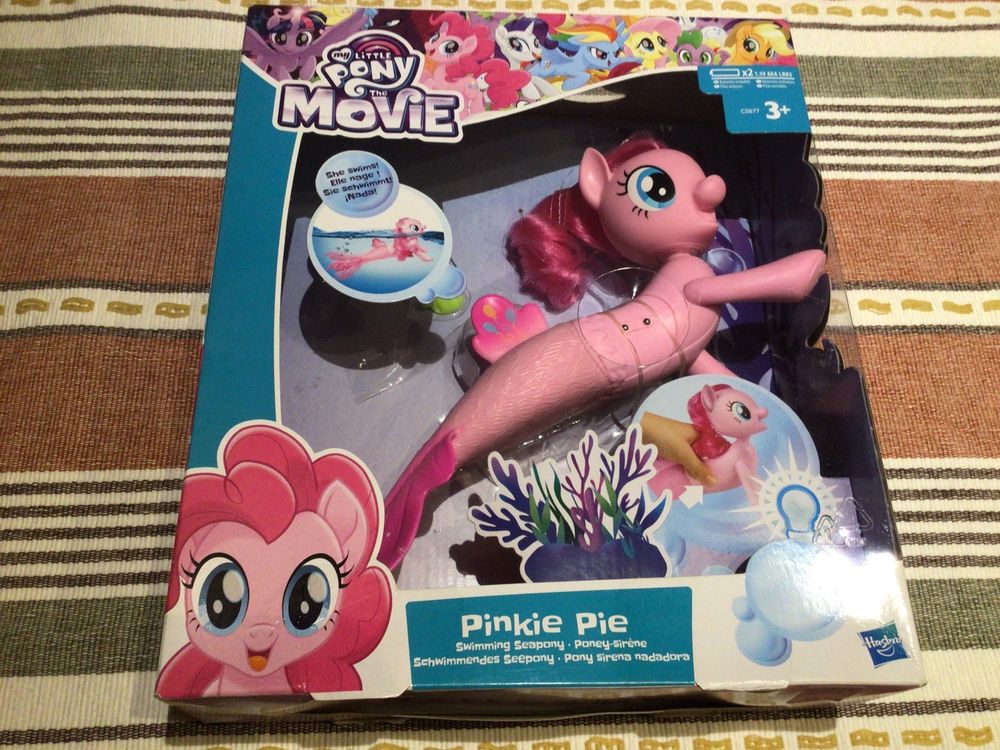 Pony Swimming Seapony Pinkie Pie Poney sirene Hasbro (Neu und ...