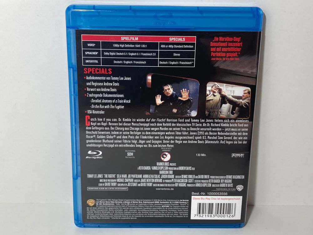 Auf der Flucht Blu Ray | Kaufen auf Ricardo