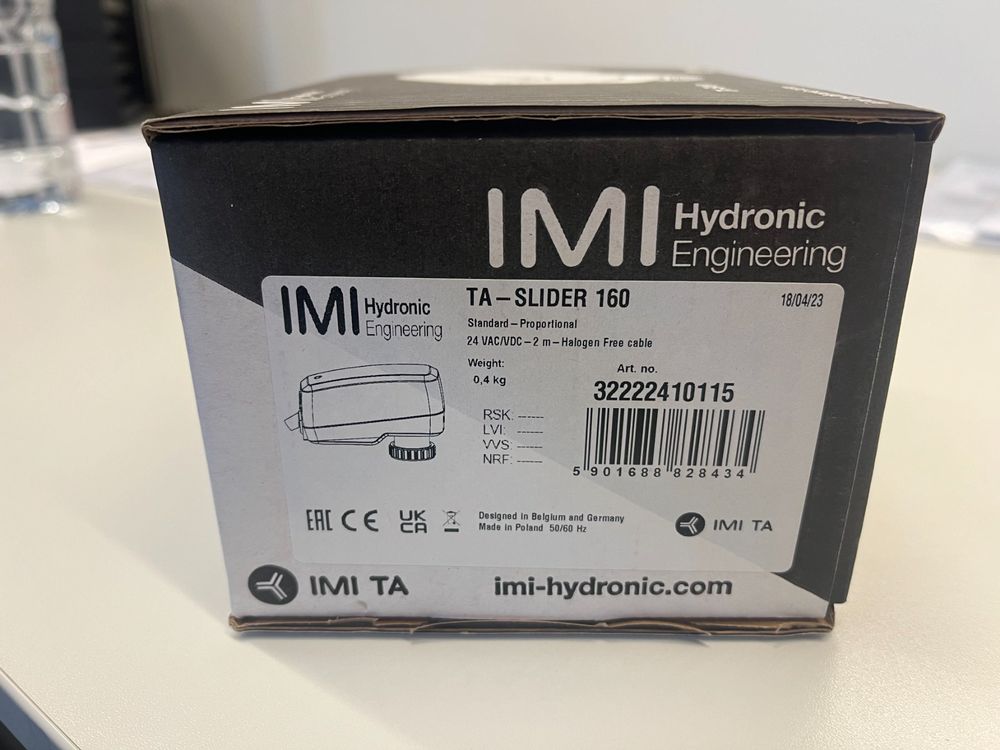 4x IMI Hydronic TA-Slider 160 (Neu) | Kaufen auf Ricardo