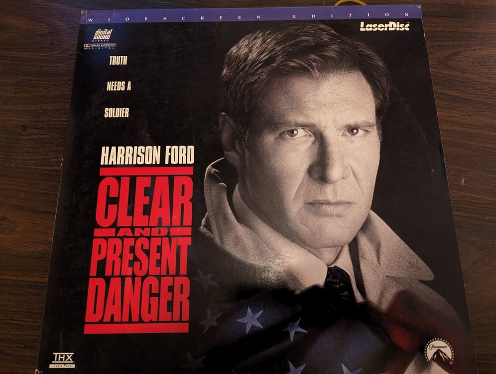 Laserdisc LD Clear and present Danger Harrison Ford NTSC | Kaufen auf ...