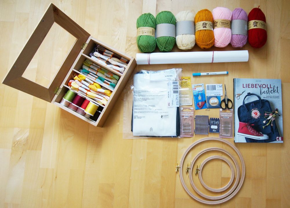 Stick-Set, Wert CHF 280.-, komplett, Sticken, Basteln (Neu (gemäss Beschreibung)) in Riehen für ...