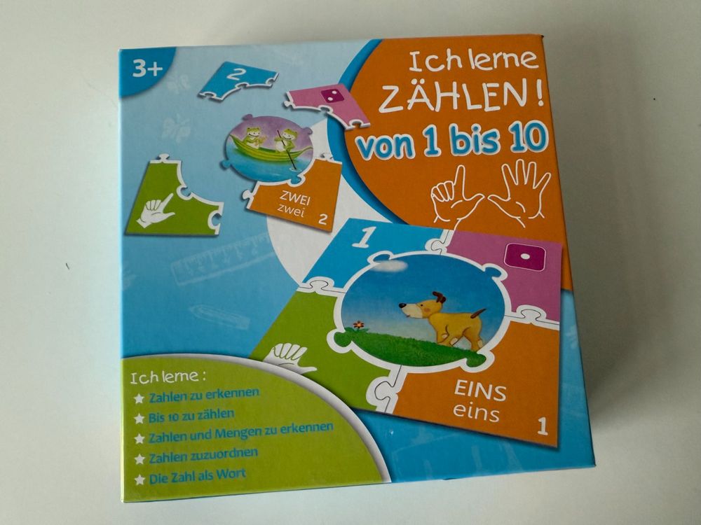 Ich lerne zählen! von 1 bis 10, Puzzle-Lernspiel ab 3 Jahren (Gebraucht ...