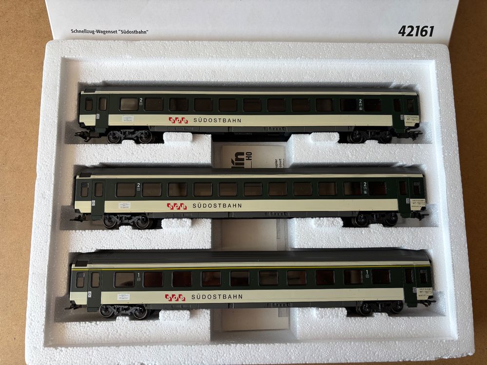 Marklin 42161 Personenwagen Südostbahn (Neu und originalverpackt) in Hauterive NE für CHF 99 ...