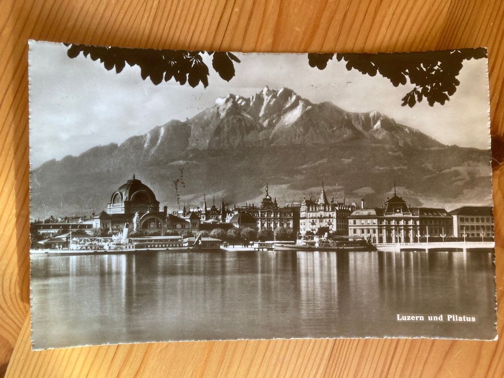 Luzern mit Pilatus - AK 1951 | Kaufen auf Ricardo