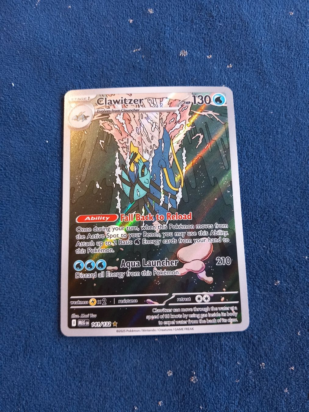 Clawitzer Illustration Rare (EN) Mega Evolution - MEG 141 (Neu (gemäss Beschreibung)) in ...