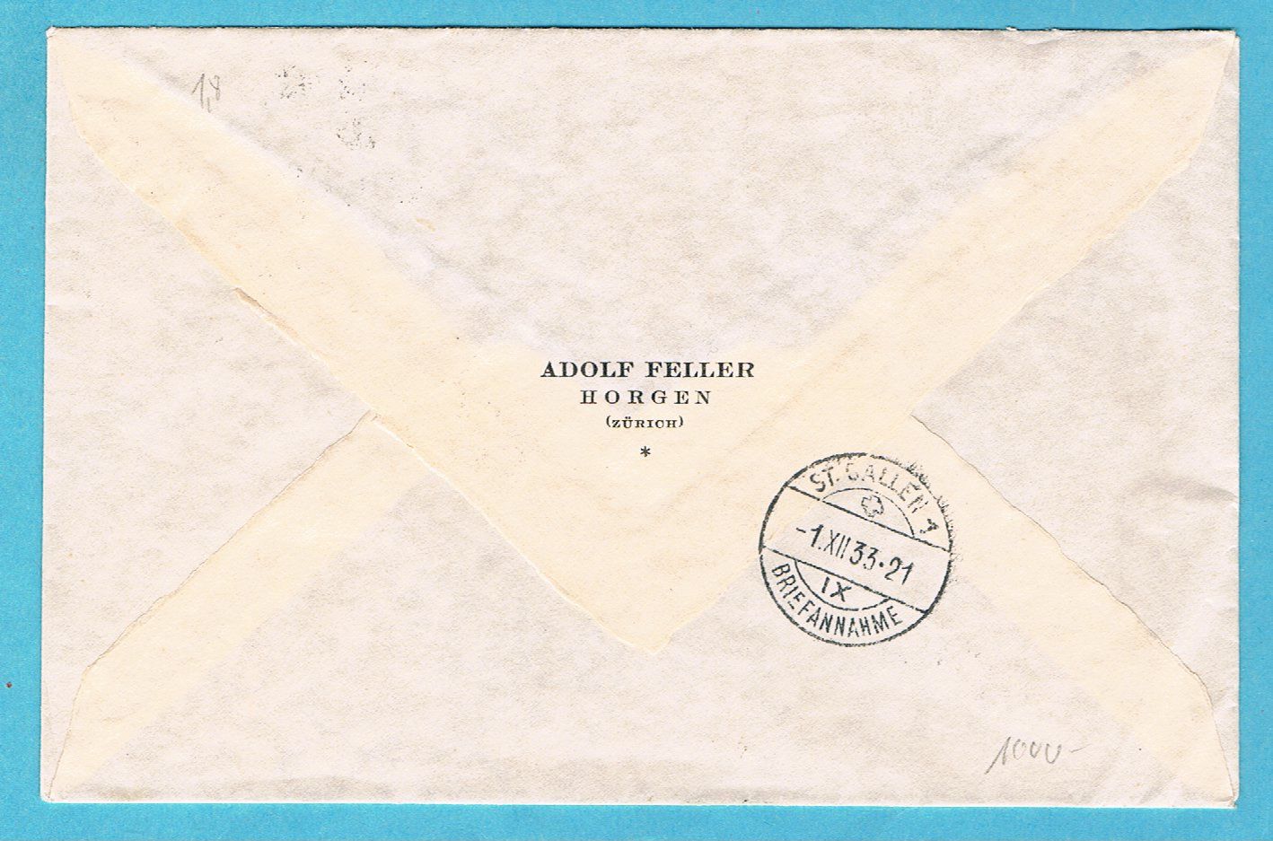 SELTENER R-Ersttagsbrief Pro Juventute-Serie 1933 J65-J68 (Gebraucht) in Seedorf für CHF 180 ...