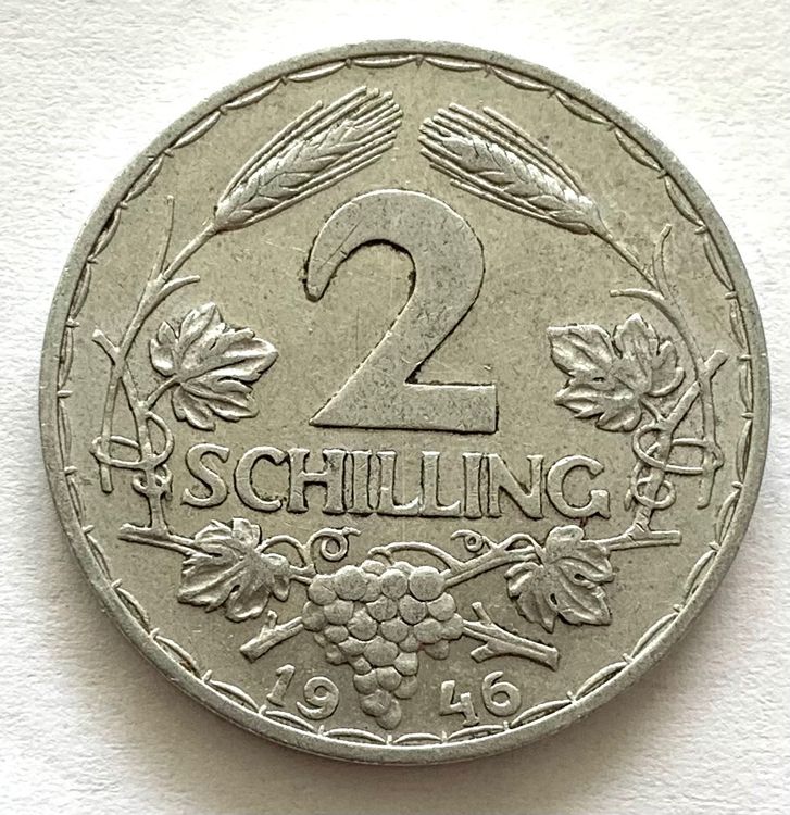 Österreich, 2 Schilling, 1946 (Gebraucht) in Zumikon für CHF 2 – mit ...