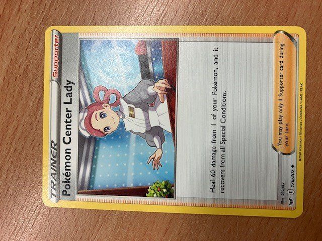 Pokemon Trainer Pokémon Center Lady 176/202 | Kaufen auf Ricardo