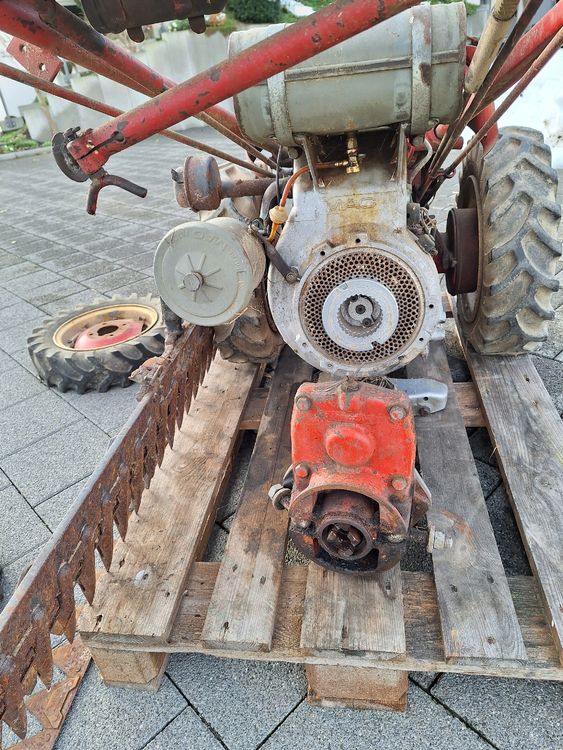 Bucher M600 Motormäher Balkenmäher mit Ersatzrad | Acheter sur Ricardo