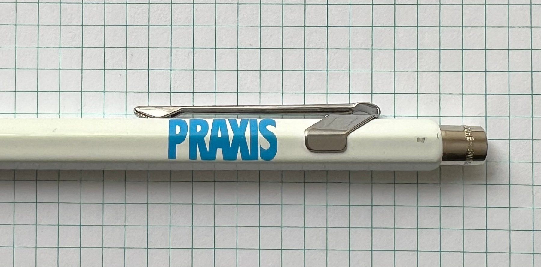 Caran d’Ache Kugelschreiber 849 mit "PRAXIS" Werbung (Gebraucht) in ...