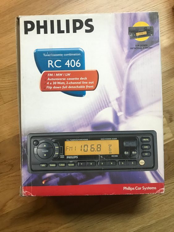 Autoradio Phillips RC 406, Tuner/Casette, Neuwertig! (Neu und ...