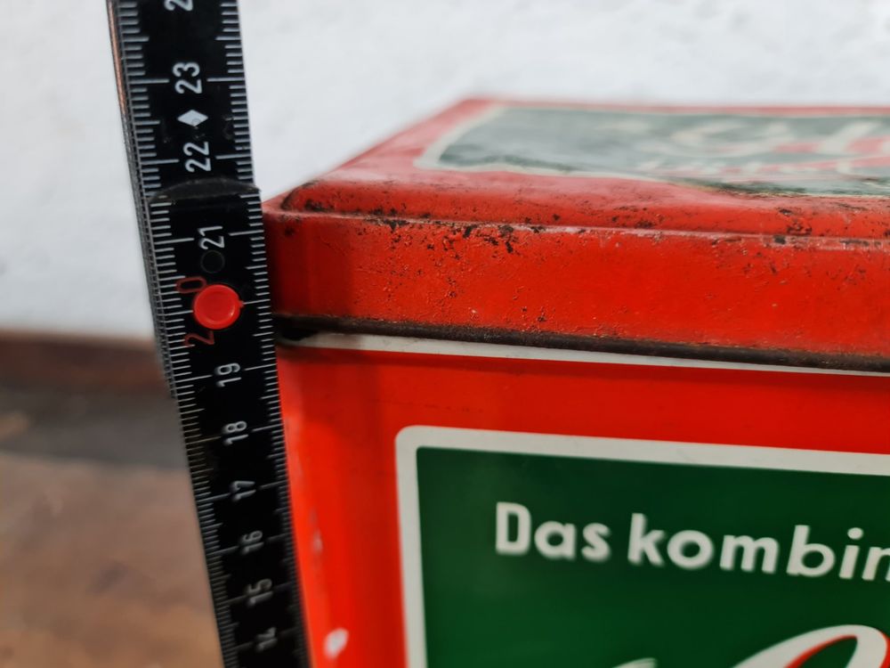 Antike Große Blechdose Dose Globol tötet Motten (Gebraucht) in Obfelden ...
