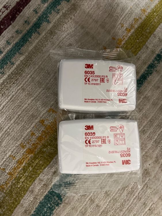 3M Partikelfilter 6035 1 Pack 2 Stk Originalverpackt und Neu (Neu und ...