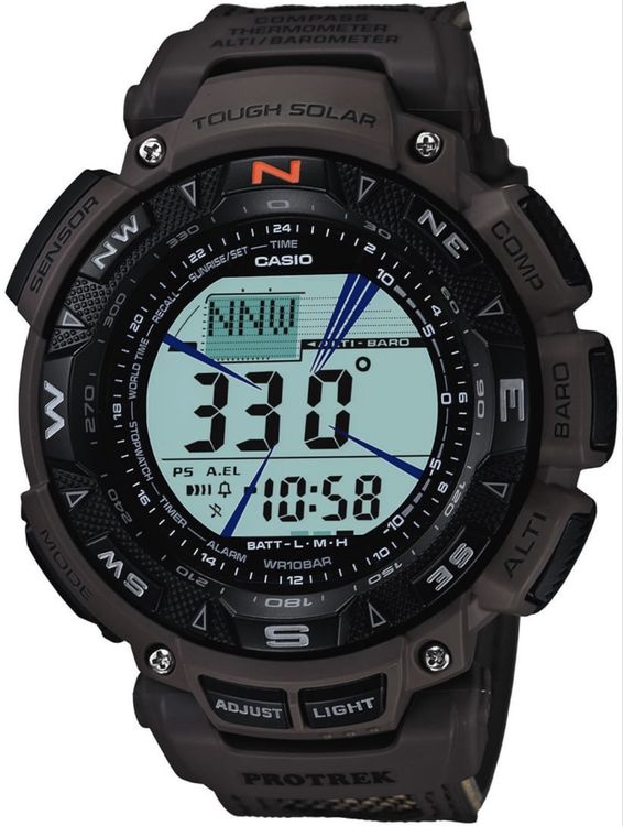 Casio Pro Trek Triple Sensor solar camouflage PRG-240R (Neuf avec ...