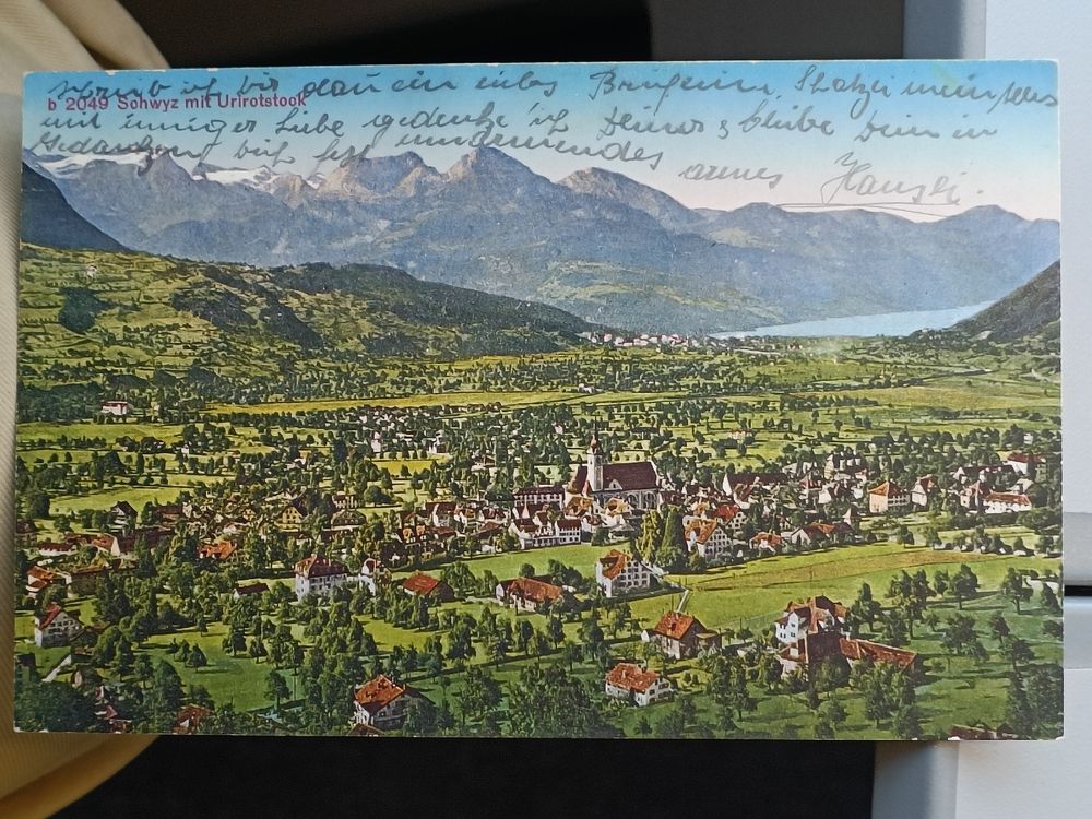 Alte PK / Schwyz mit Urirotstock Ausgabe ca. 1925 (Gebraucht) in Brugg ...
