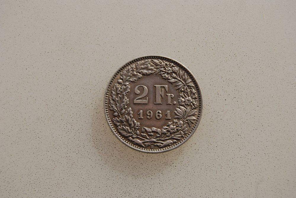 1 Münze 2 Franken 1961 | Kaufen auf Ricardo