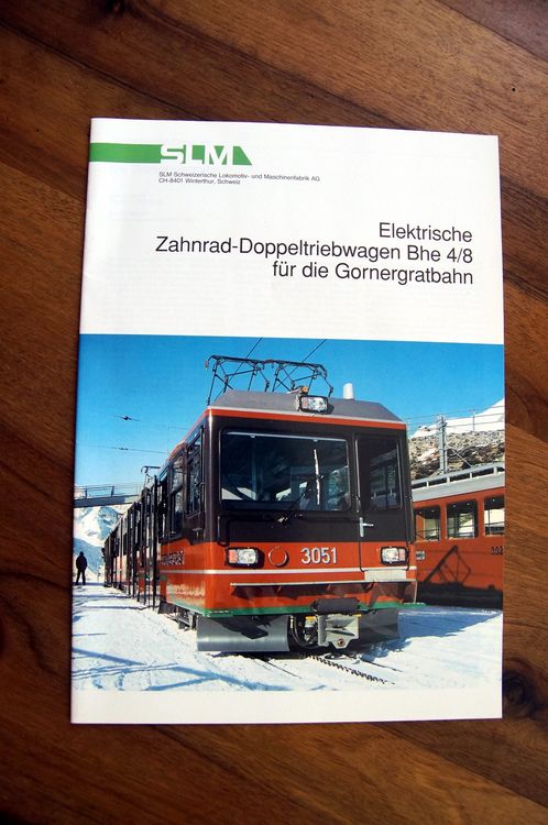 SLM Winterthur - Typenbeschreibung GGB Bhe 4/8 | Kaufen auf Ricardo