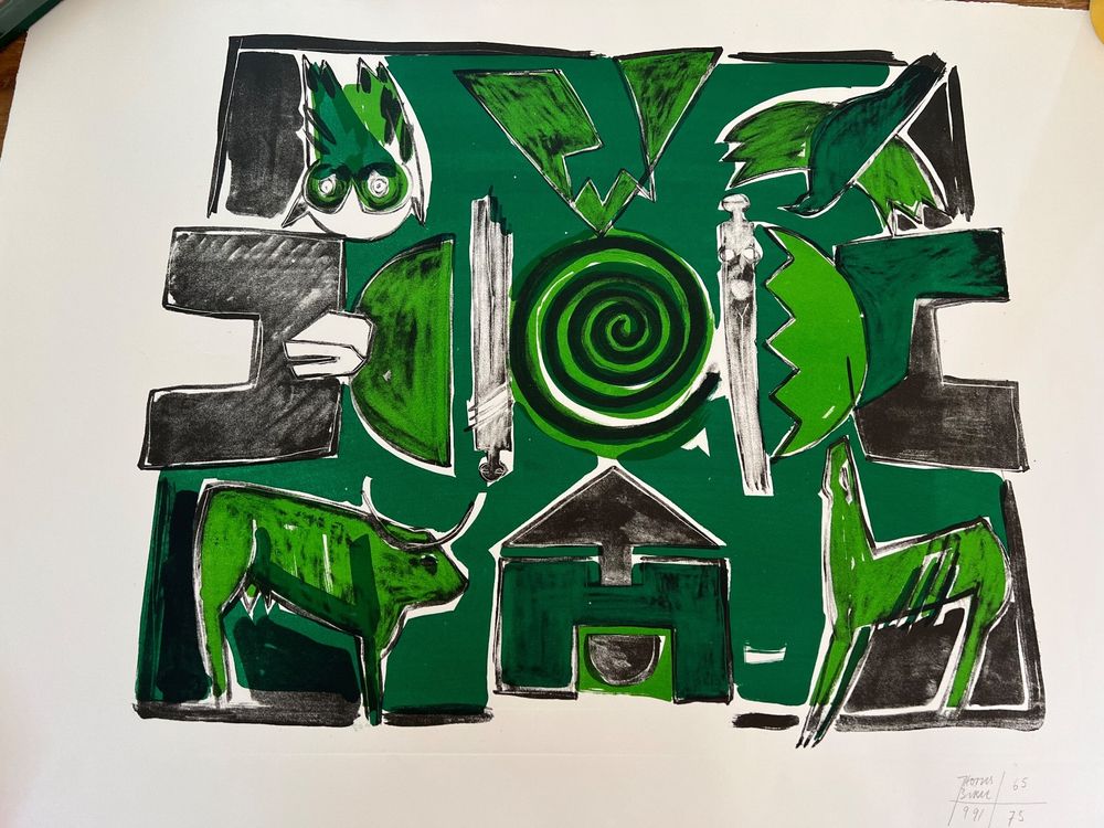 Lithographie de Thomas Birve « Le cycle de la vie » (D'occasion) à ...