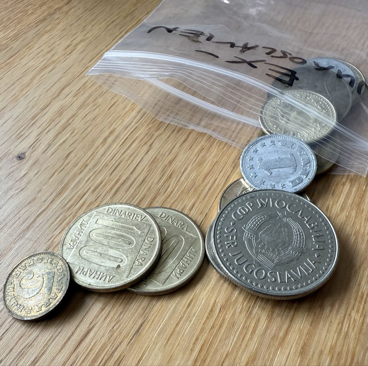 Lot vintage Münzen aus Ex-Jugoslavien (Gebraucht) in Stäfa für CHF 1 ...