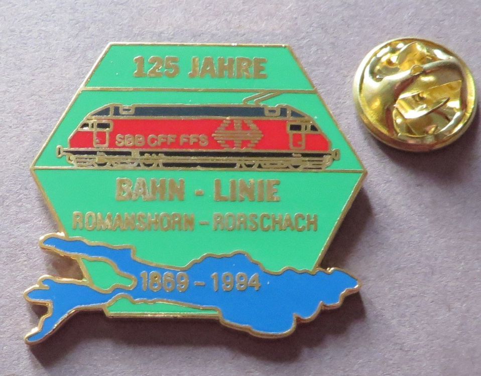 PIN SCHWEIZ BAHN-LINIE ROMANSHORN-RORSCHACH, SBB LOKOMOTIVE (Gebraucht ...