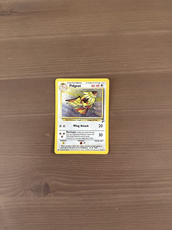 Pokemon holo Pidgeot base set 2 (Gebraucht) in Winterthur für CHF 9 ...