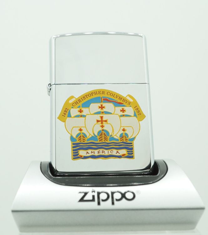 ZIPPO® CHRISTOPHER COLUMBUS - PRINT - 1991(!!) - UNGEZÜNDET | Kaufen ...
