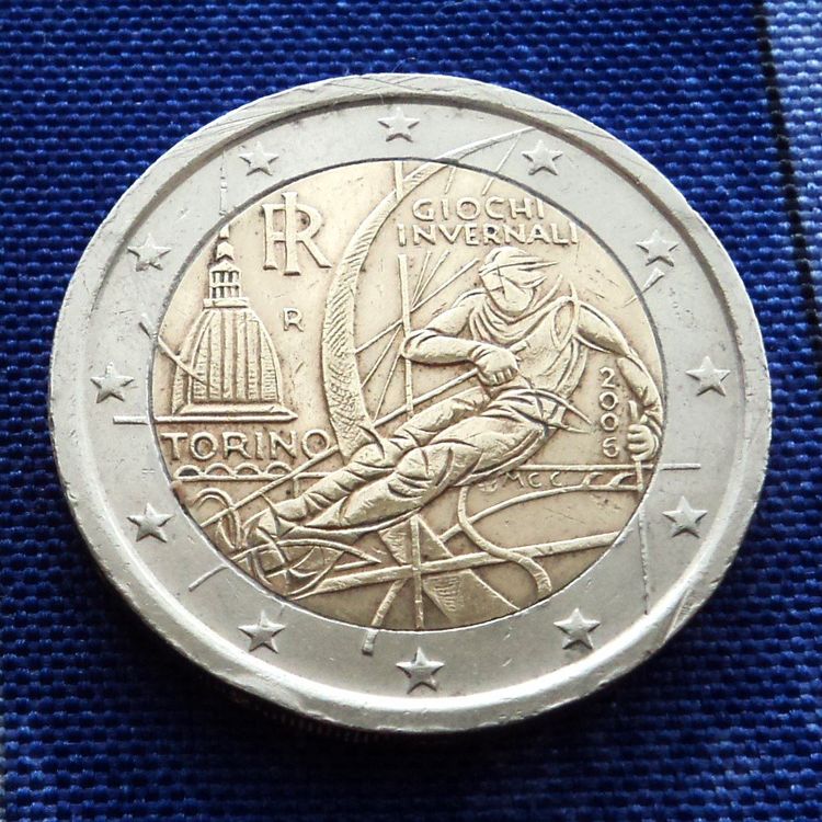 Italien: 2 Euro Olympische Winterspiele, Turin 2006, SS (Gebraucht) in ...