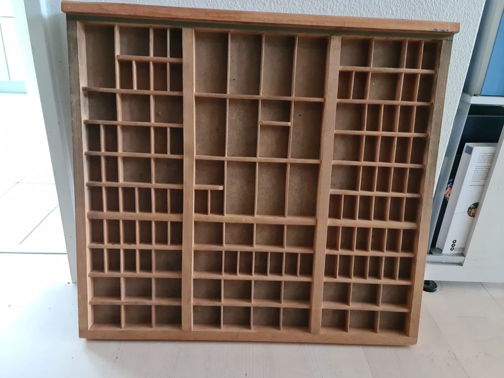 Antiker originaler Setzkasten (Gebraucht) in Geroldswil für CHF 40 – nur Abholung auf Ricardo kaufen