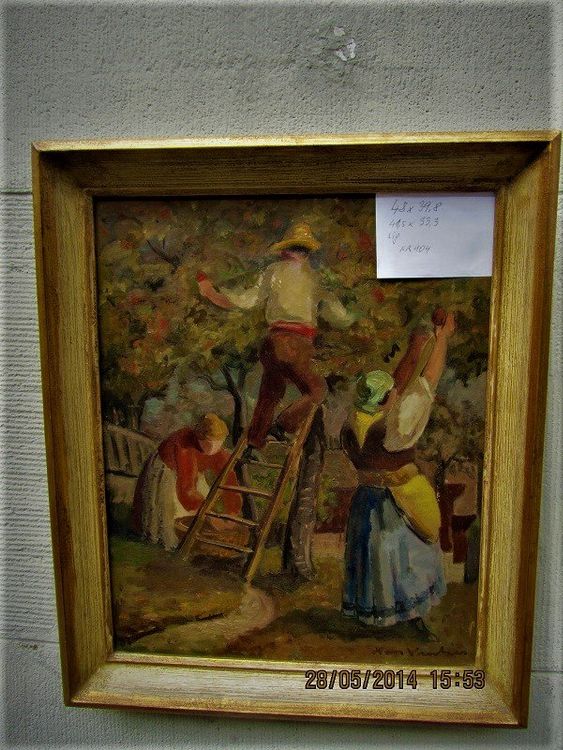 WALISER OBST ERNTE SIGNIERT - EINGERAHMT 48 X 39.8 cm. (Gebraucht) in Spreitenbach für CHF 319 ...