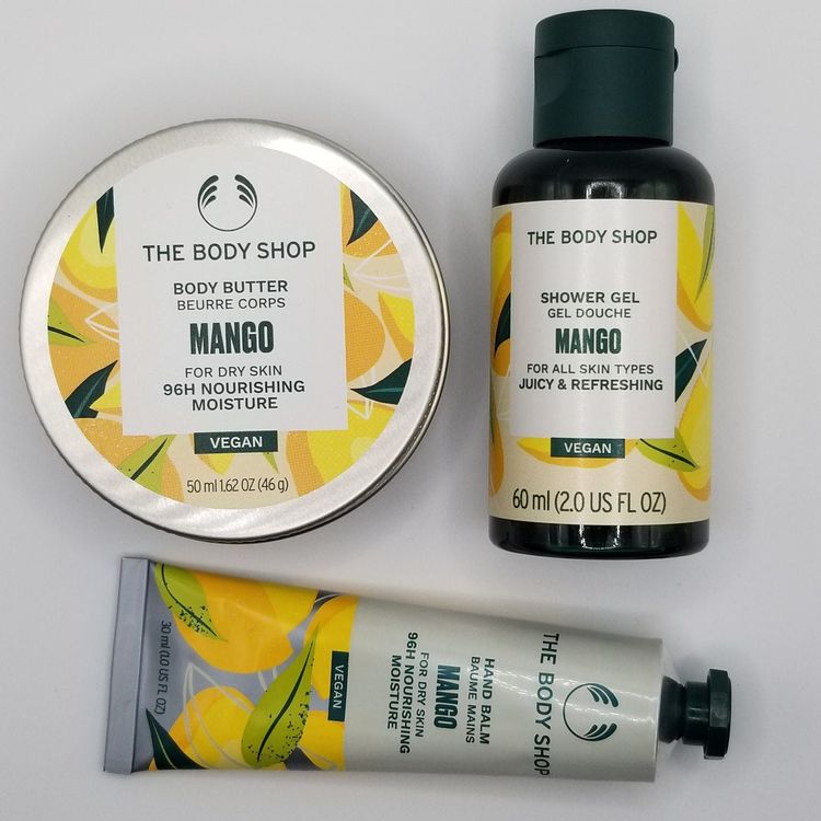 The Body Shop Mango Set (Bodybutter, Duschgel, Creme) (Neu und ...