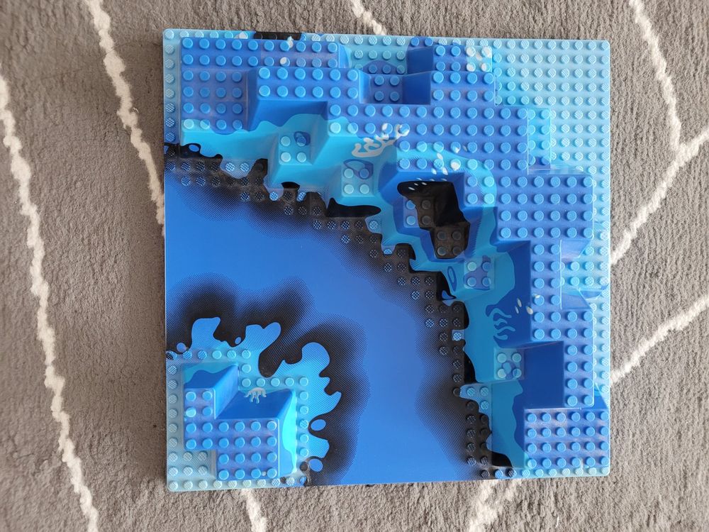 LEGO PLATTE UNTER WASSER WELT Baseplate, Raised 32 x 32 (Gebraucht) in ...
