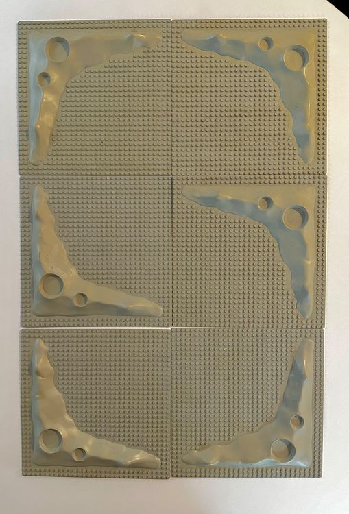 6 Lego Base Plate / Baseplate Mond / Space | Acheter sur Ricardo