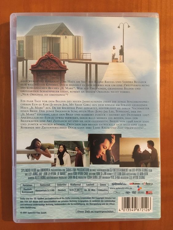 Das Haus am Meer - Il Mare - Dvd (Gebraucht) in Arbon für CHF 3 – mit ...