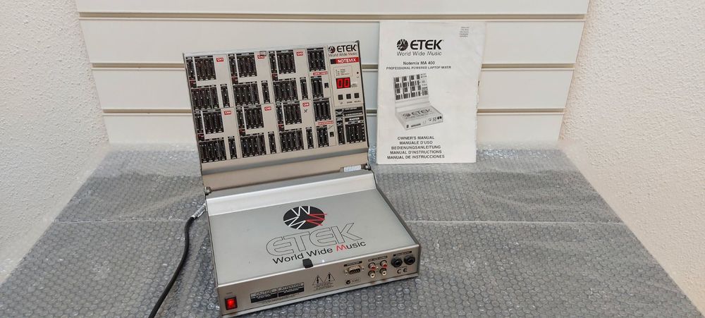 ETEK Notemix MA 400 Utra-kompakter Power-Mixer 2 x 200 Watt (Gebraucht ...